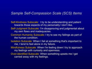 Self compassion research | PPT