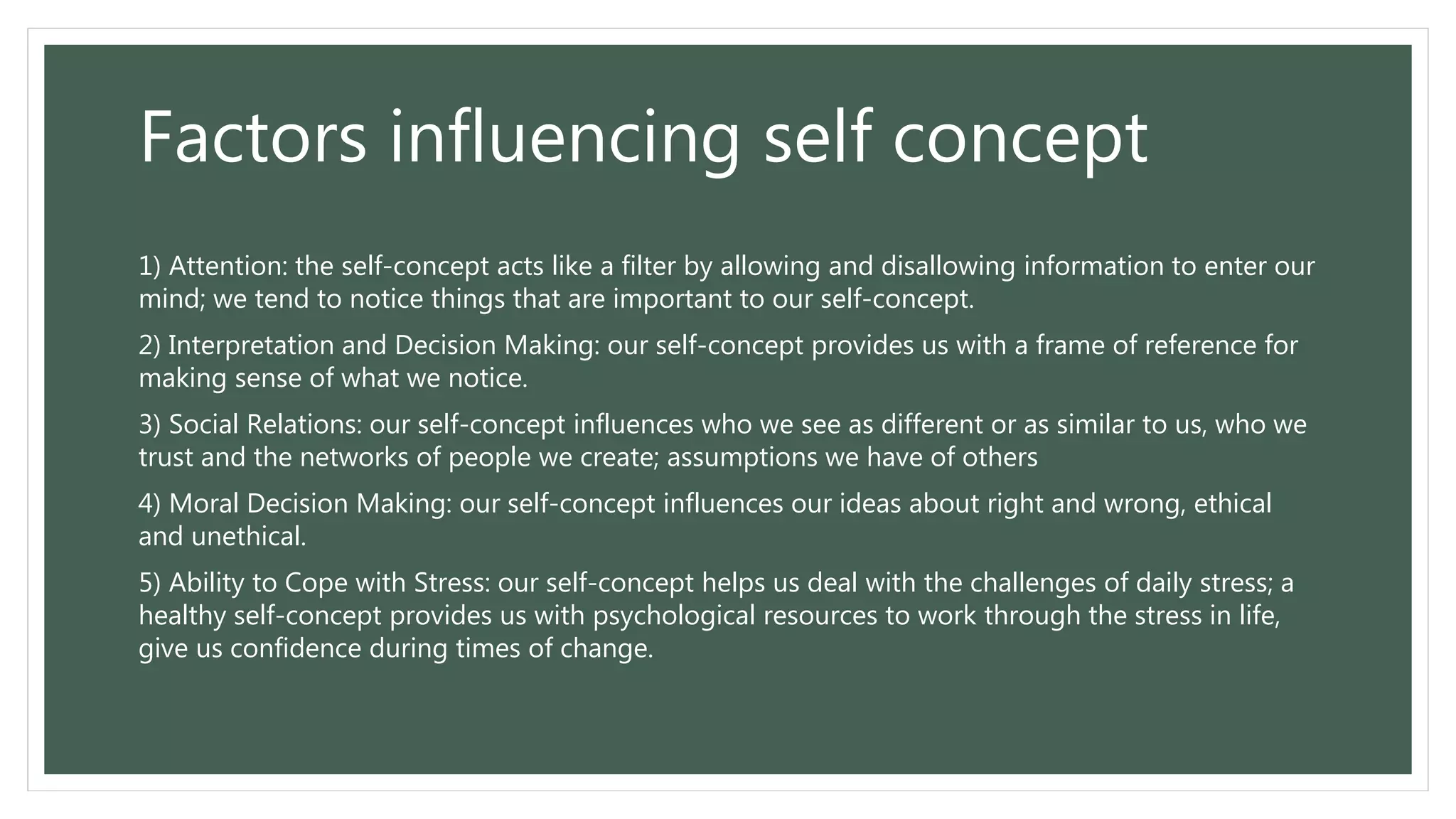 Self concept | PPTX