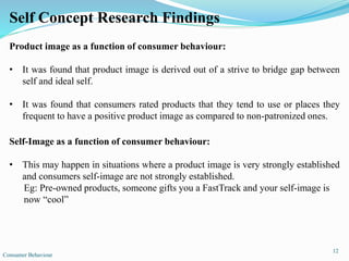 Self Concept - Consumer Behavior | PPTX