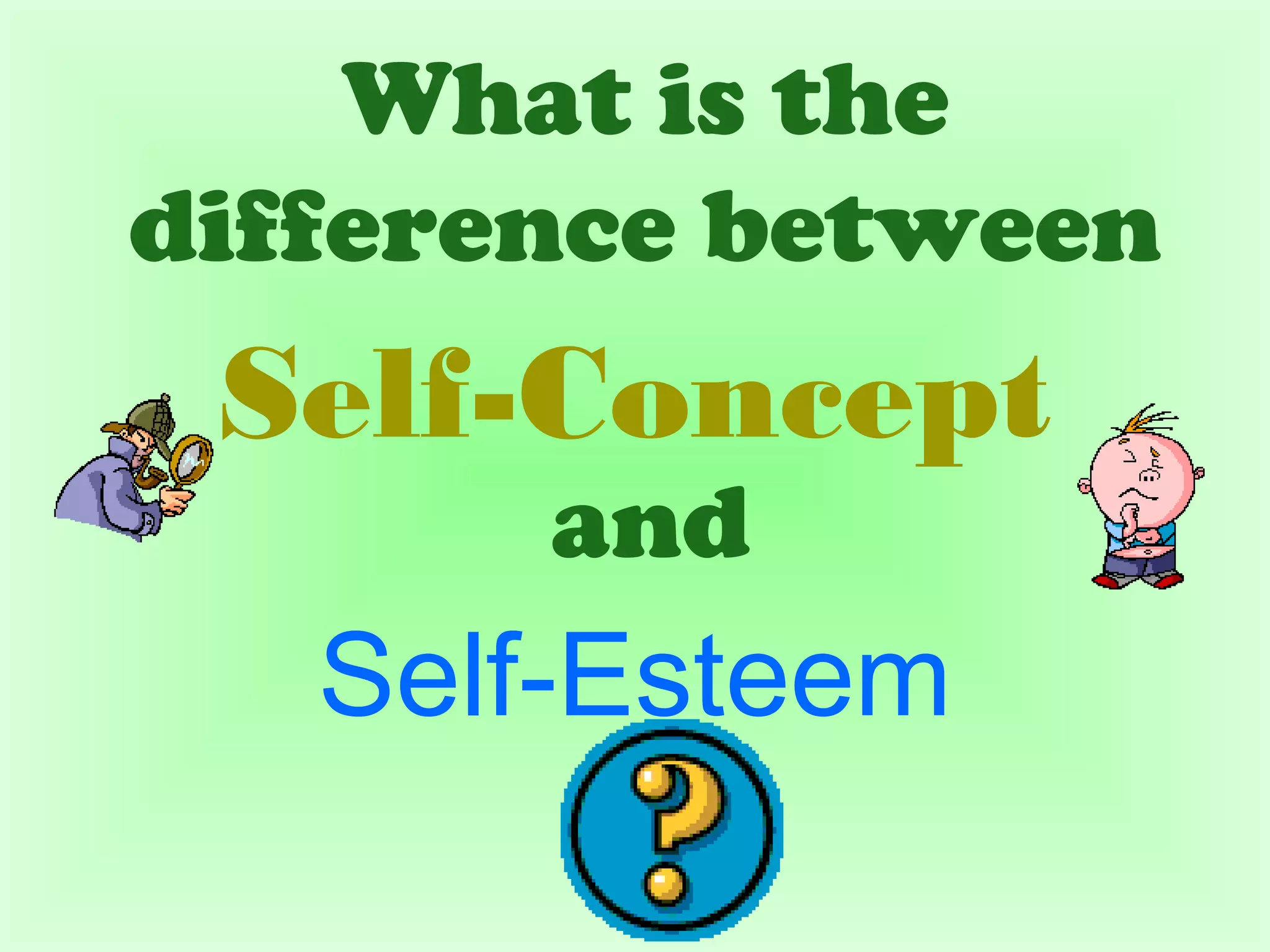 Self concept and self esteem | PPT