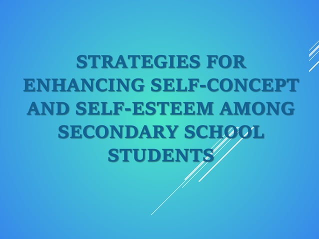 Self concept and self esteem | PPT
