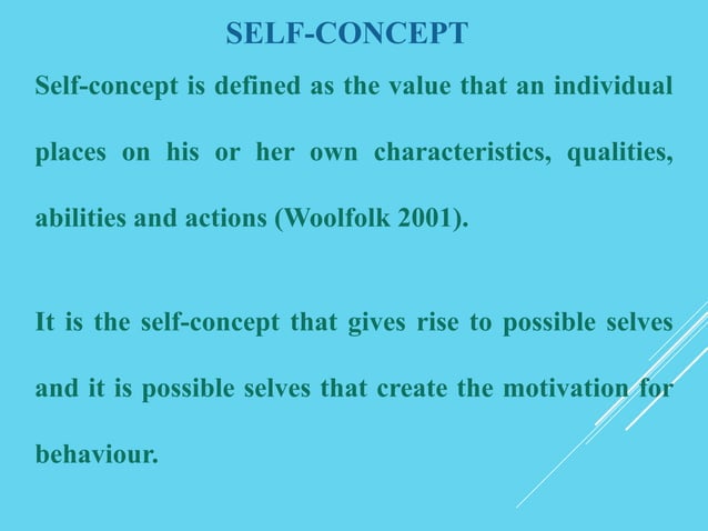 Self concept and self esteem | PPT