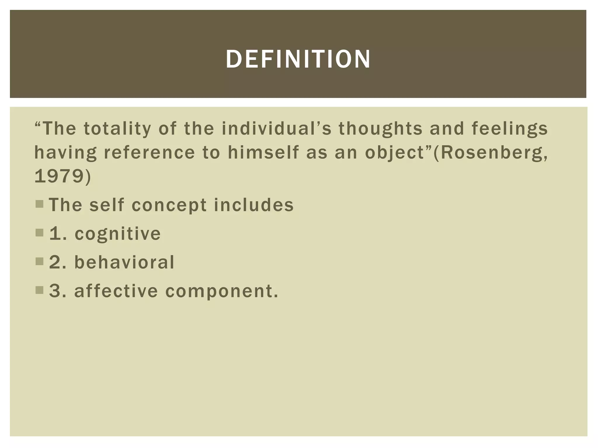 Self concept and self esteem | PPTX