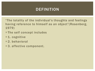 Self concept and self esteem | PPTX