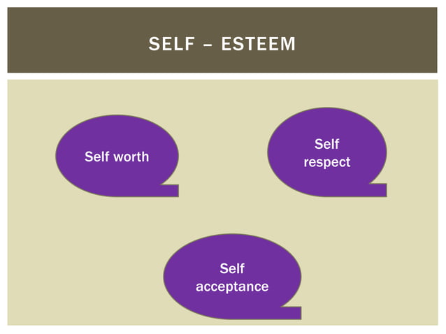 Self concept and self esteem | PPTX