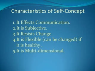Self concept in ipc by Ameer Khan | PPT
