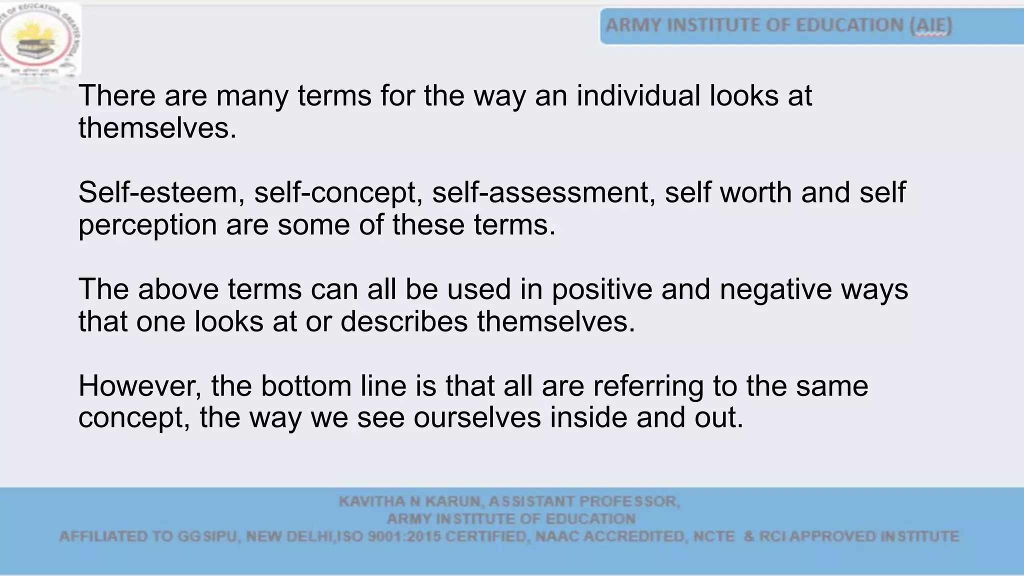 Self Concept of Children with Special Needs | PPTX | Special Needs Kids ...