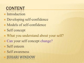 Self Confidence | PPTX