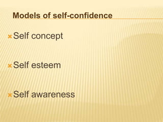 Self Confidence | PPTX