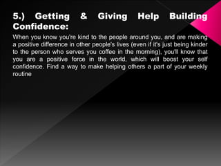 Self confidence | PPTX