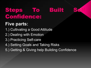 Self confidence | PPTX
