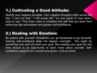 Self confidence | PPTX