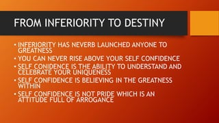 Self confidence | PPT