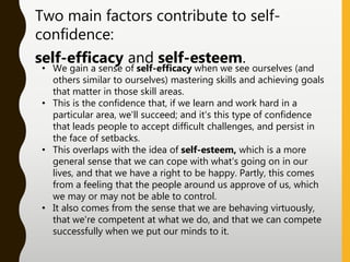 Self confidence | PPTX