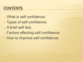 Self confidence.....adnan | PPT