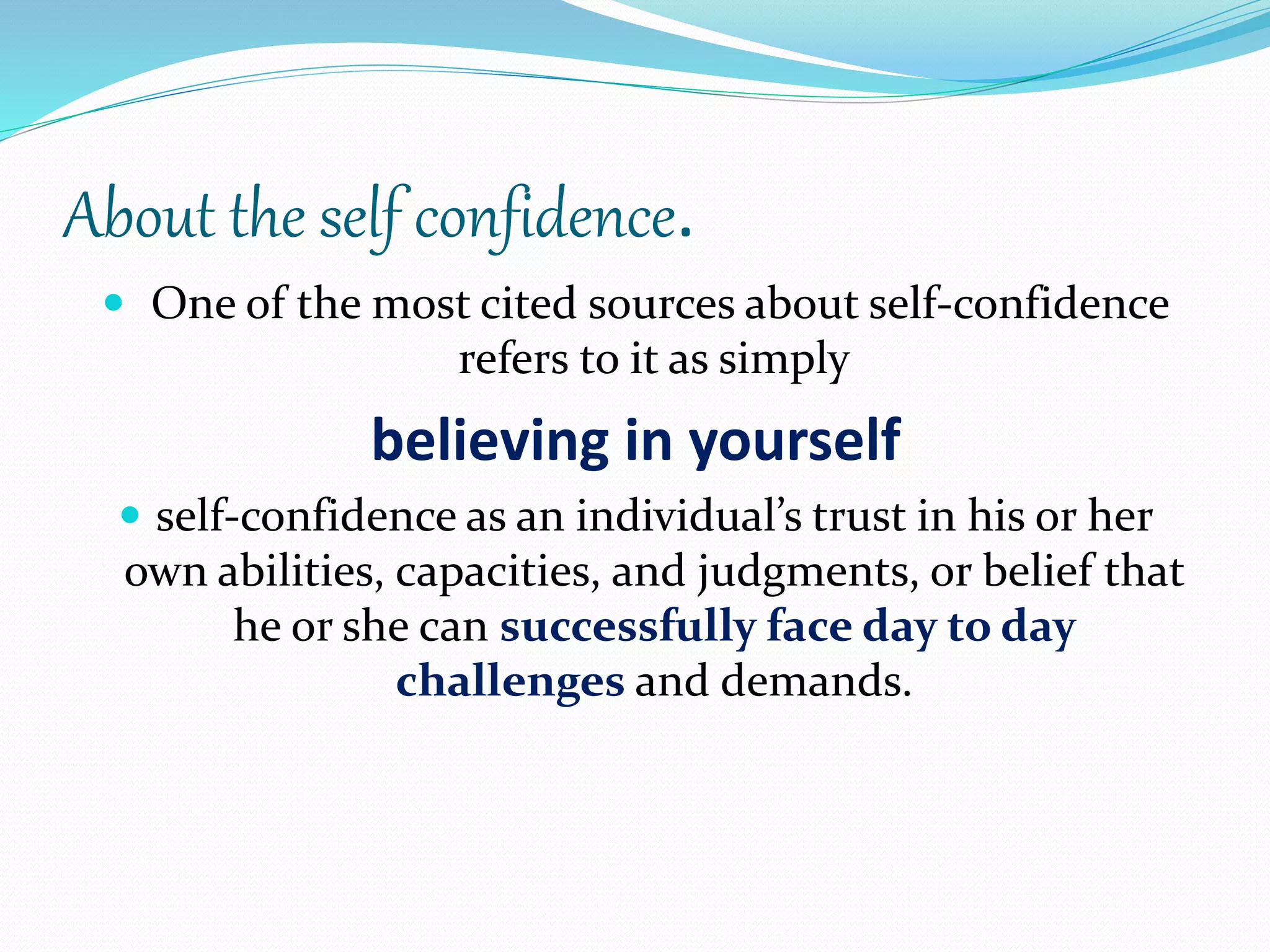 Self confidence.ppt