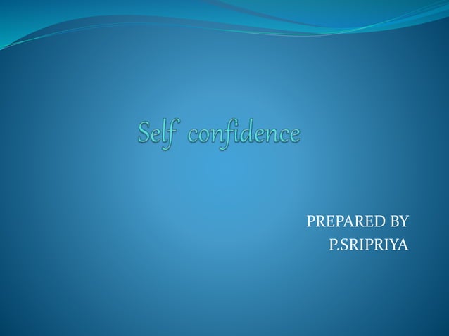 Self confidence.ppt
