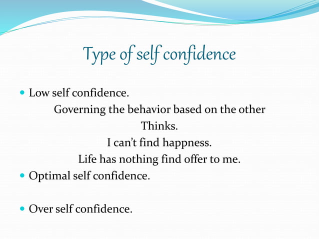 Self confidence.ppt