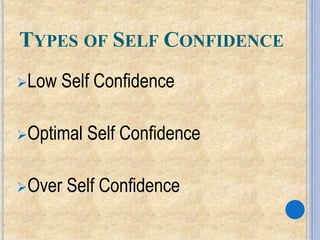 Self confidence | PPTX