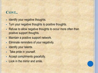 Self confidence | PPTX