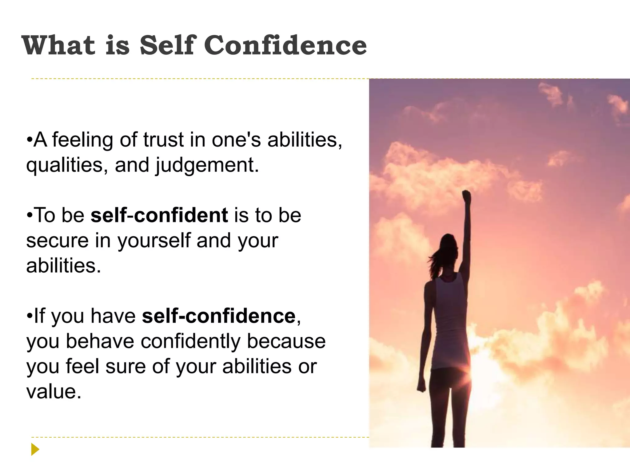 Self-confidence P1 | PPTX