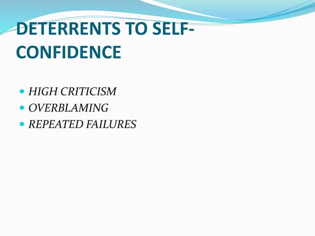Self confidence (2) | PPT