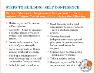 Self confidence and self motivation | PPT