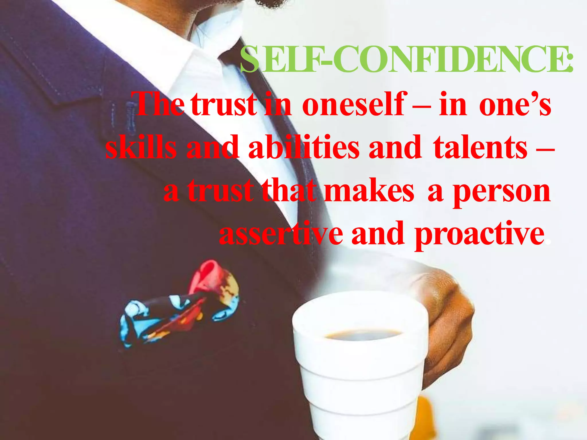 "Self Confidence" | PPTX
