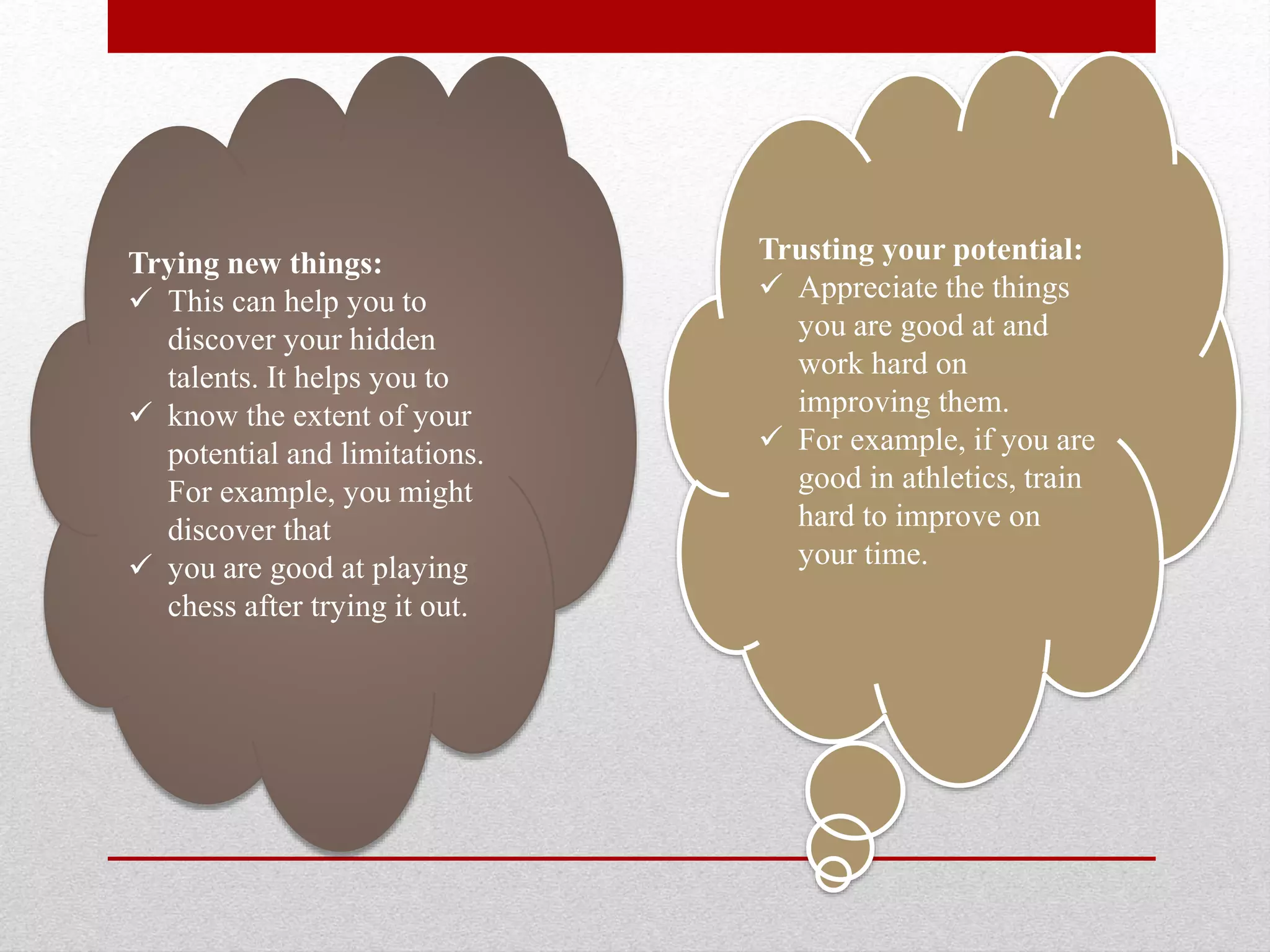 Self confidence promotion | PPTX