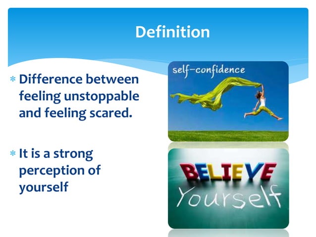 Self Confidence Juan Nicolas Layton | PPTX