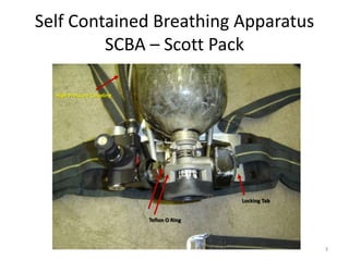 SCBA - self contained breathing apparatus | PPTX