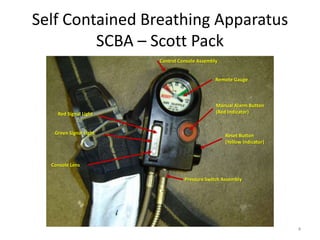 SCBA - self contained breathing apparatus | PPTX