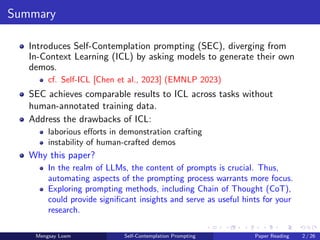 Are Human-generated Demonstrations Necessary for In-context Learning? | PPT