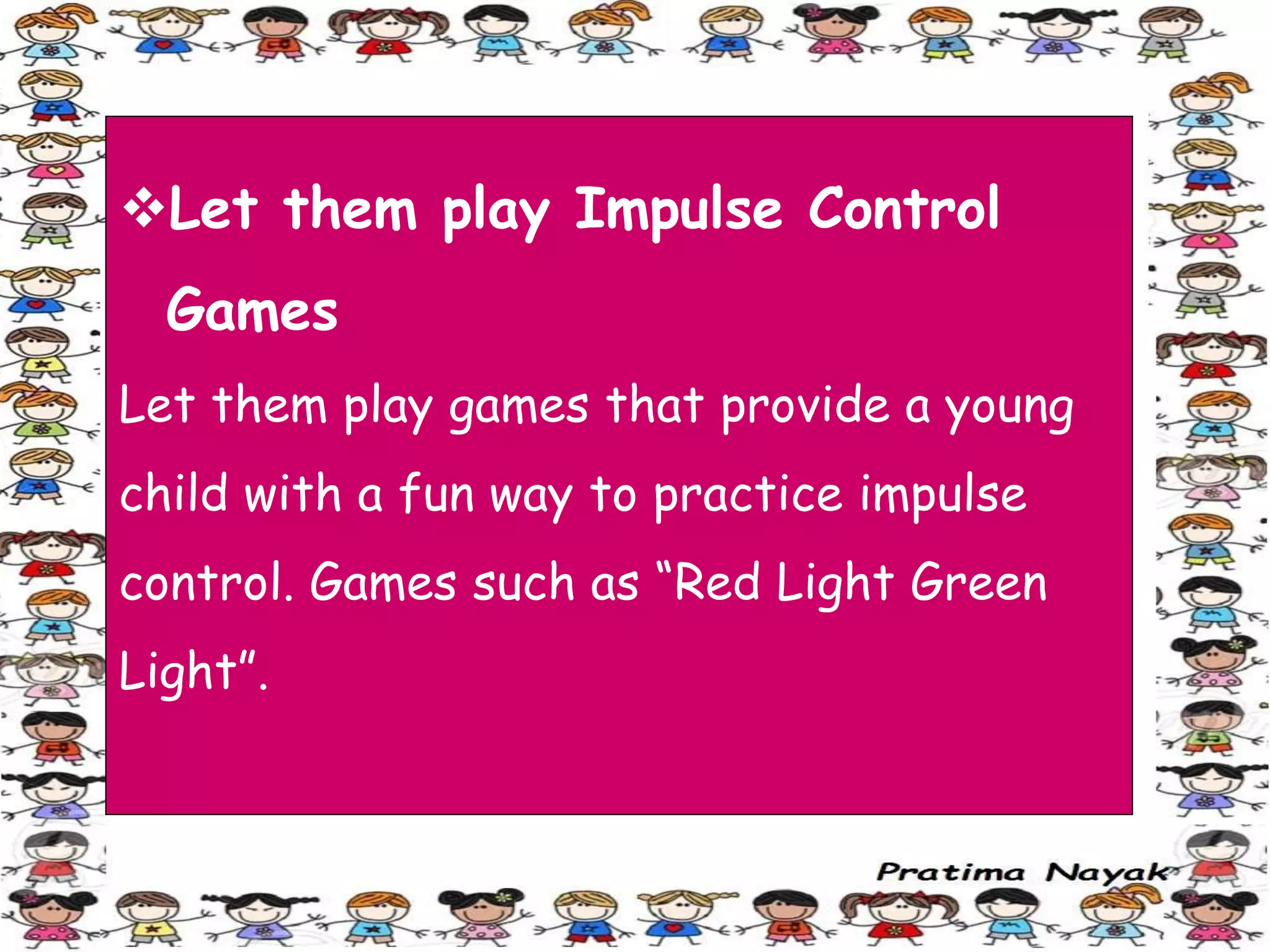 Teach your children"Self-Control" | PPTX