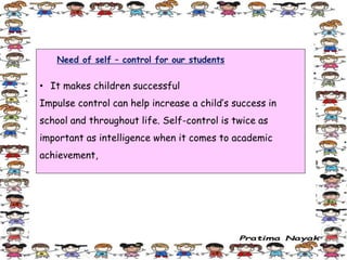 Teach your children"Self-Control" | PPTX