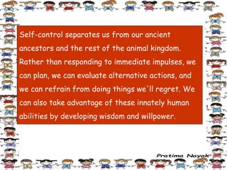 Teach your children"Self-Control" | PPTX