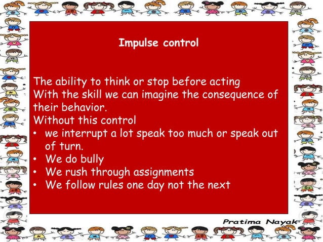 Teach your children"Self-Control" | PPTX