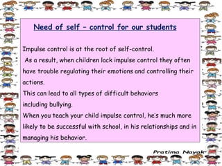 Teach your children"Self-Control" | PPTX