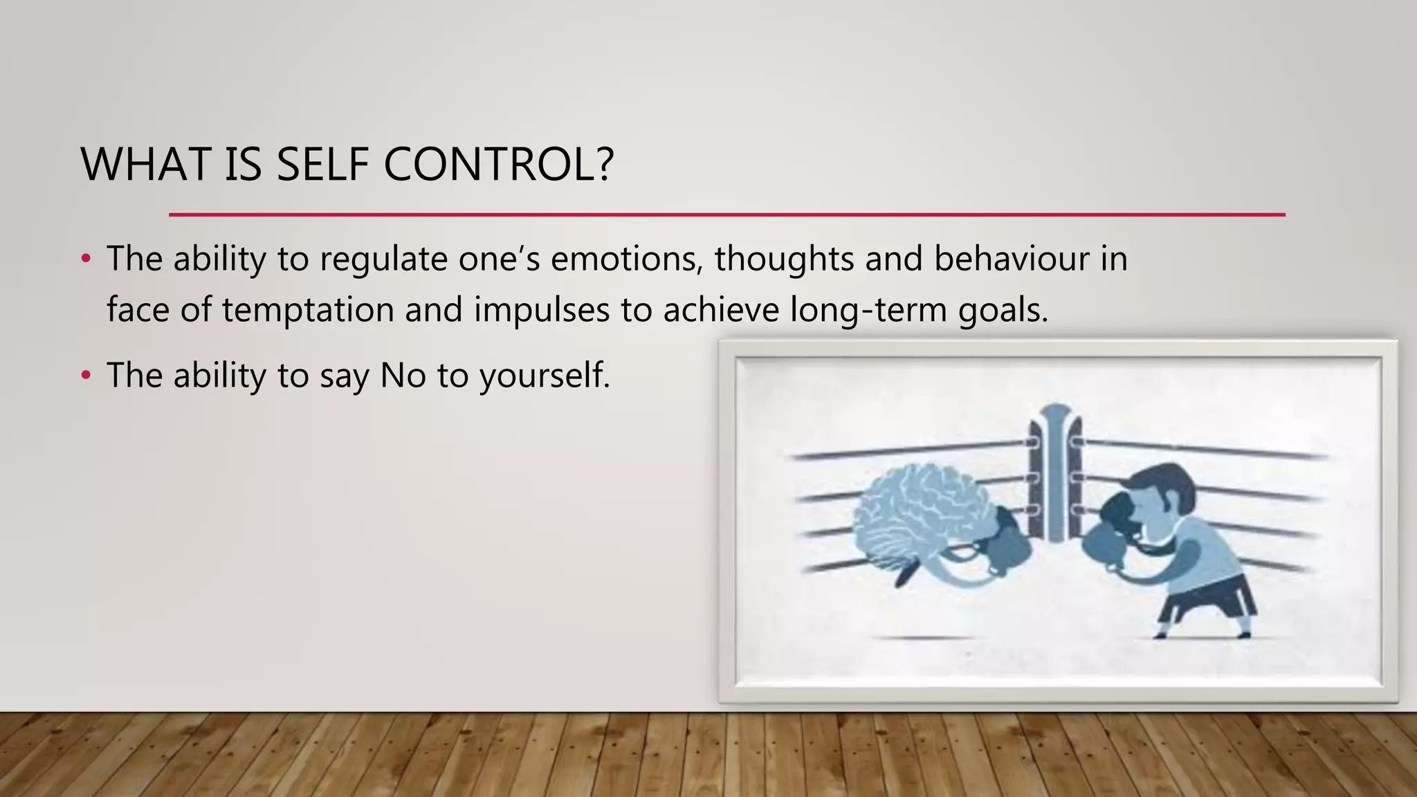Self control | PPTX