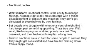 Self Control.pptx | Mental Health | Diseases and Conditions