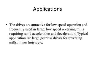 Self control of synchronous motor drives | PPTX