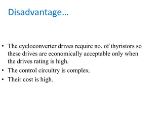 Self control of synchronous motor drives | PPTX