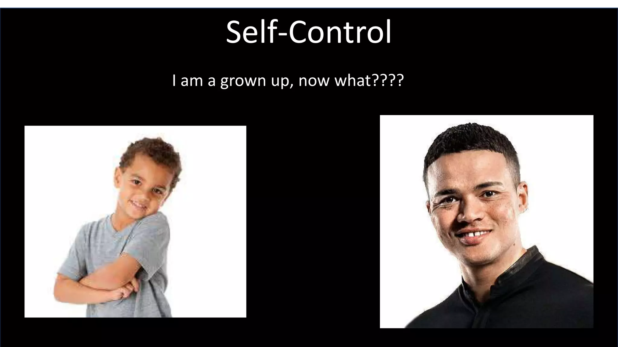 Self control slide presentation | PPTX