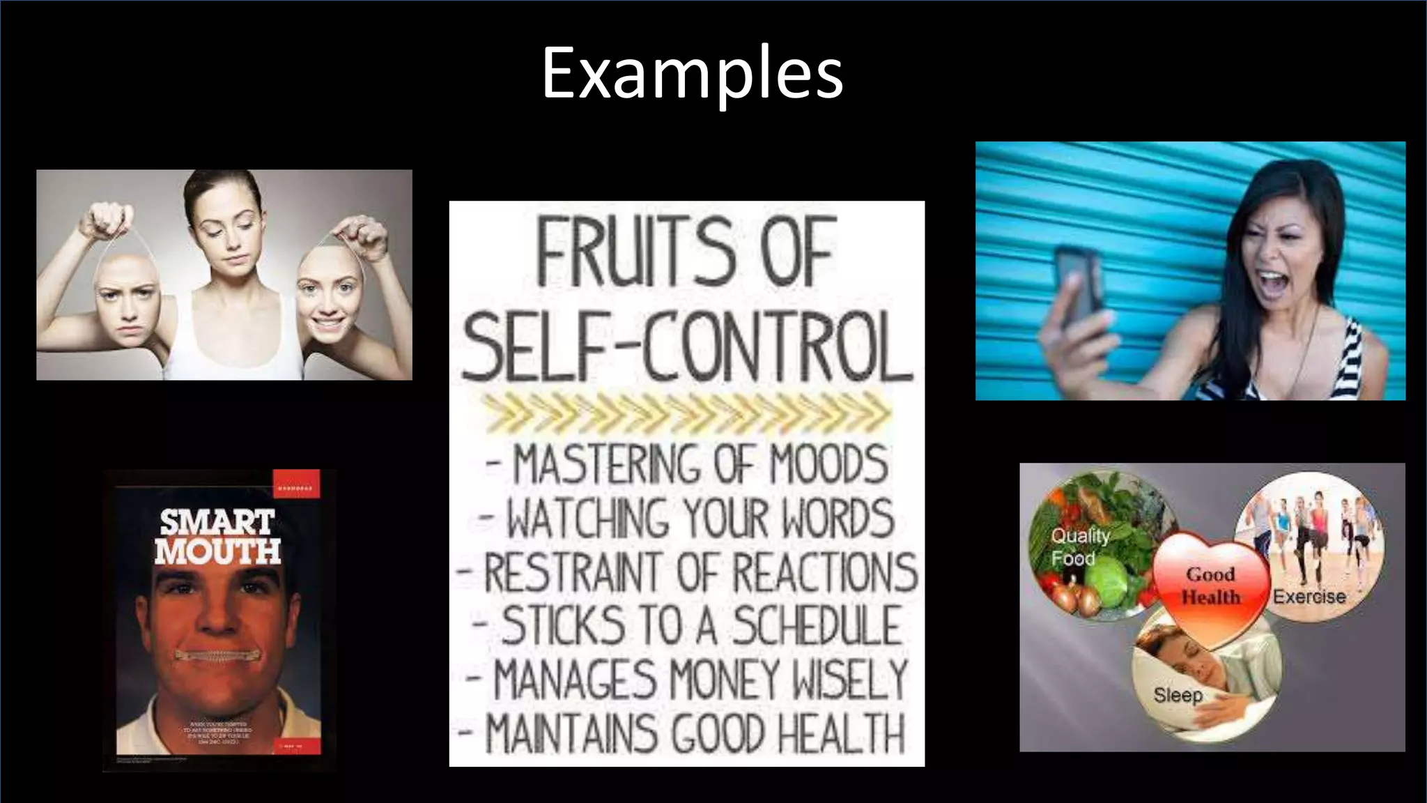Self control slide presentation | PPTX