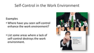 Self control slide presentation | PPTX