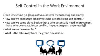 Self control slide presentation | PPTX