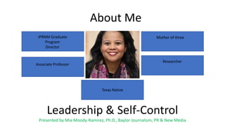 Self control slide presentation | PPTX