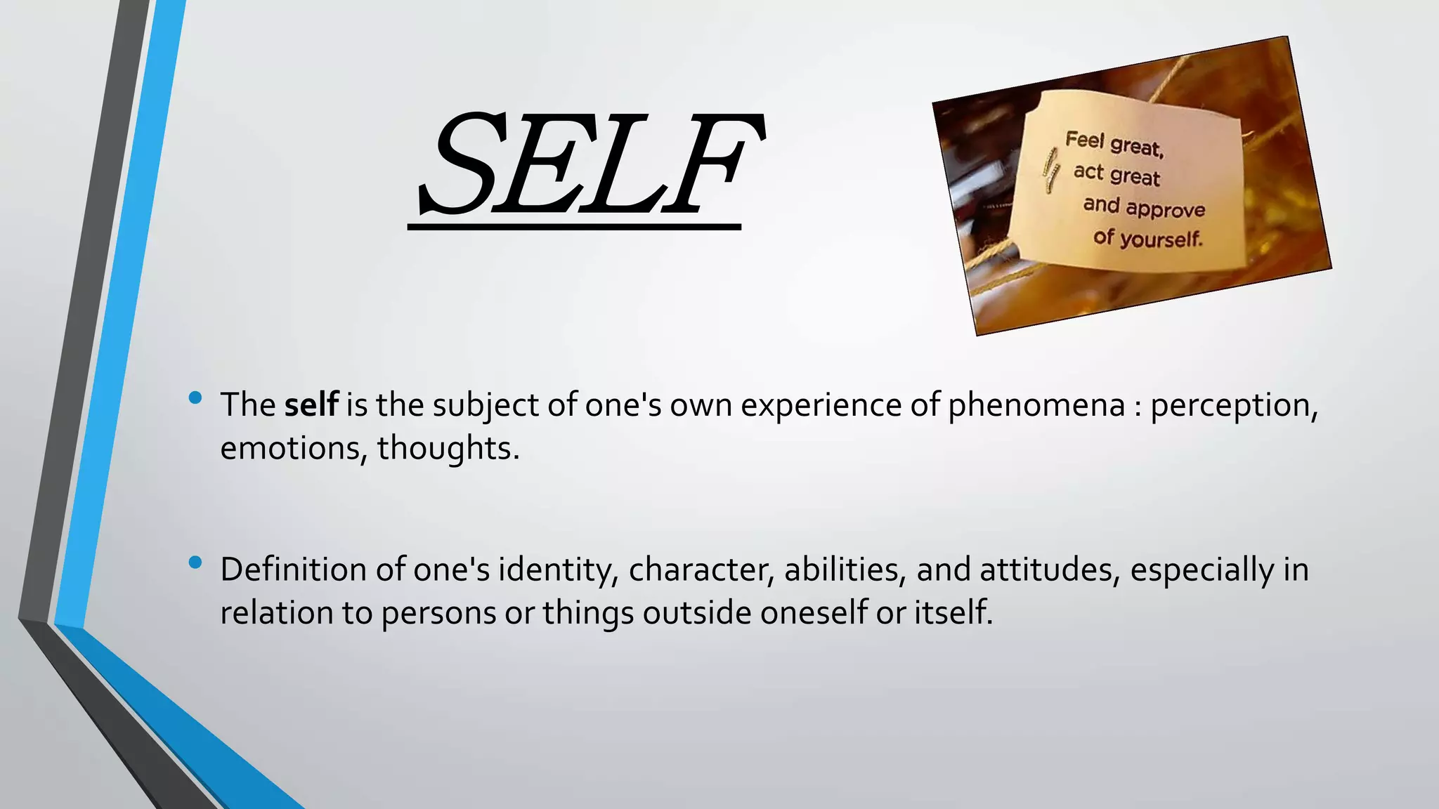 Self & cooley’s looking glass self | PPT