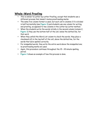 Self correction strategies | PDF