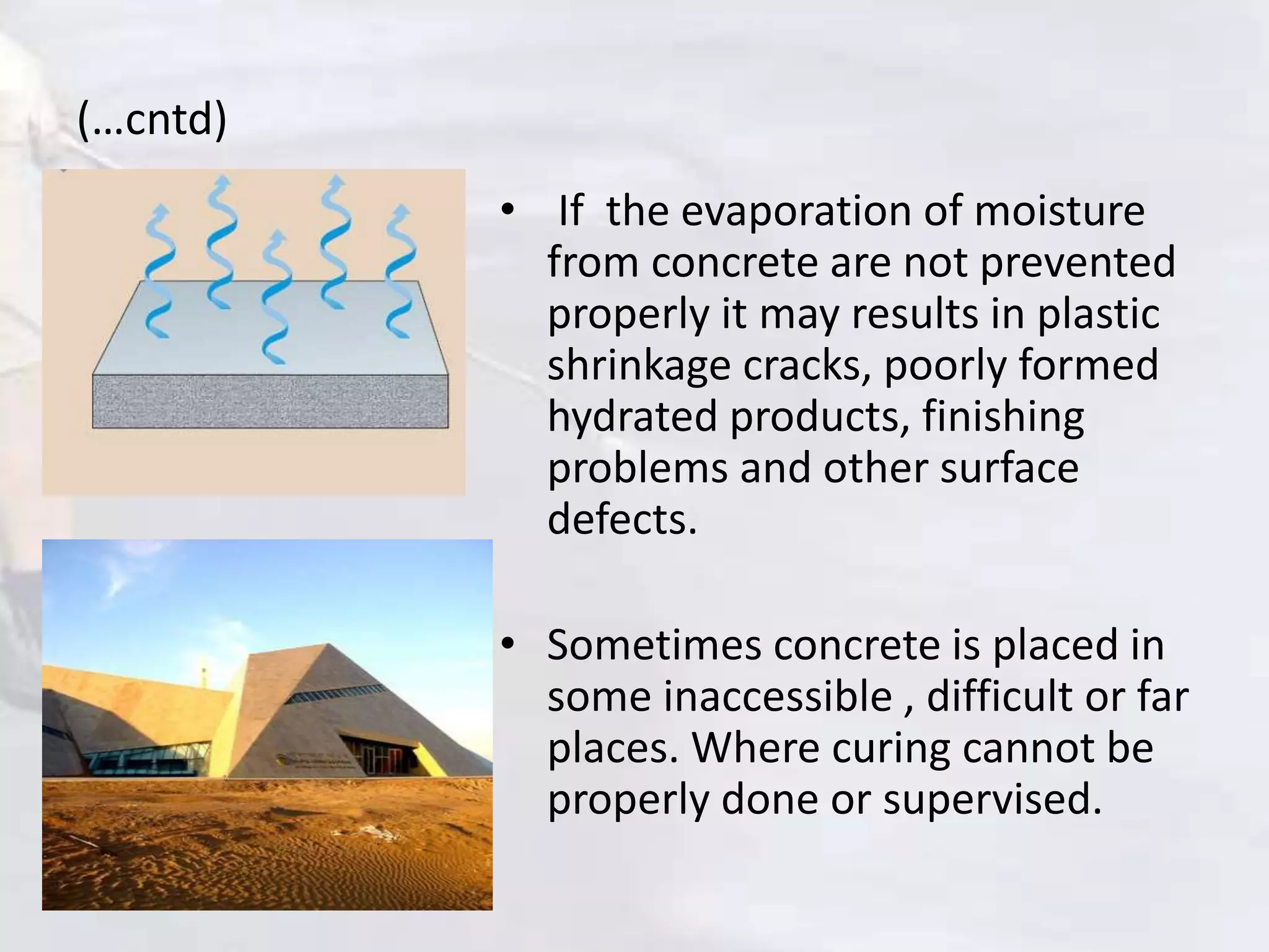 Self curing concrete | PPTX